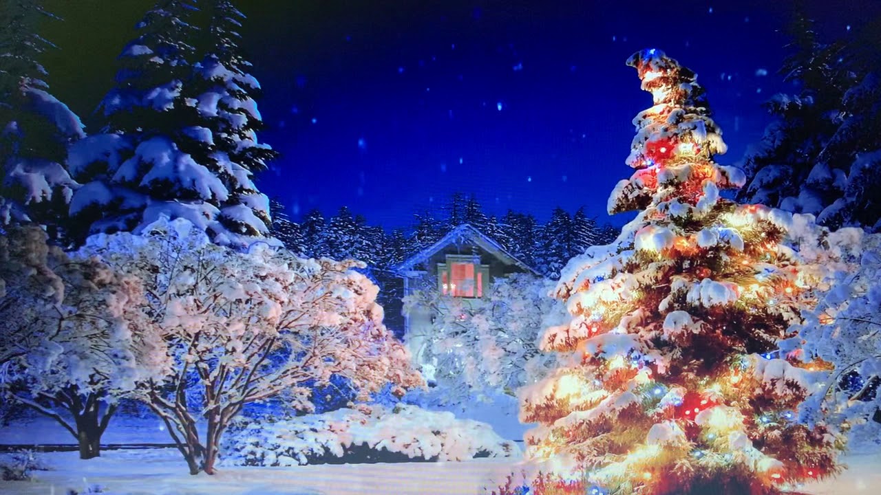 Holiday Winter scene video for looping - YouTube