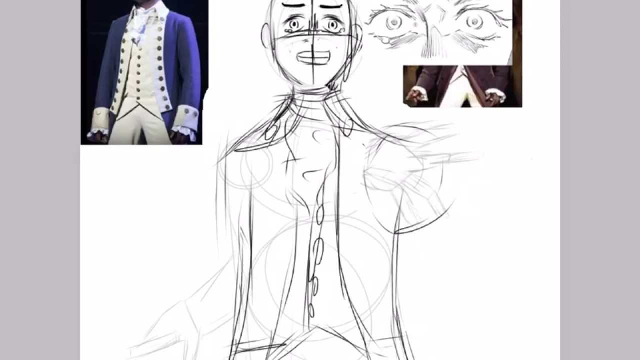Aaron Burr | Hamilton Speedpaint | - YouTube