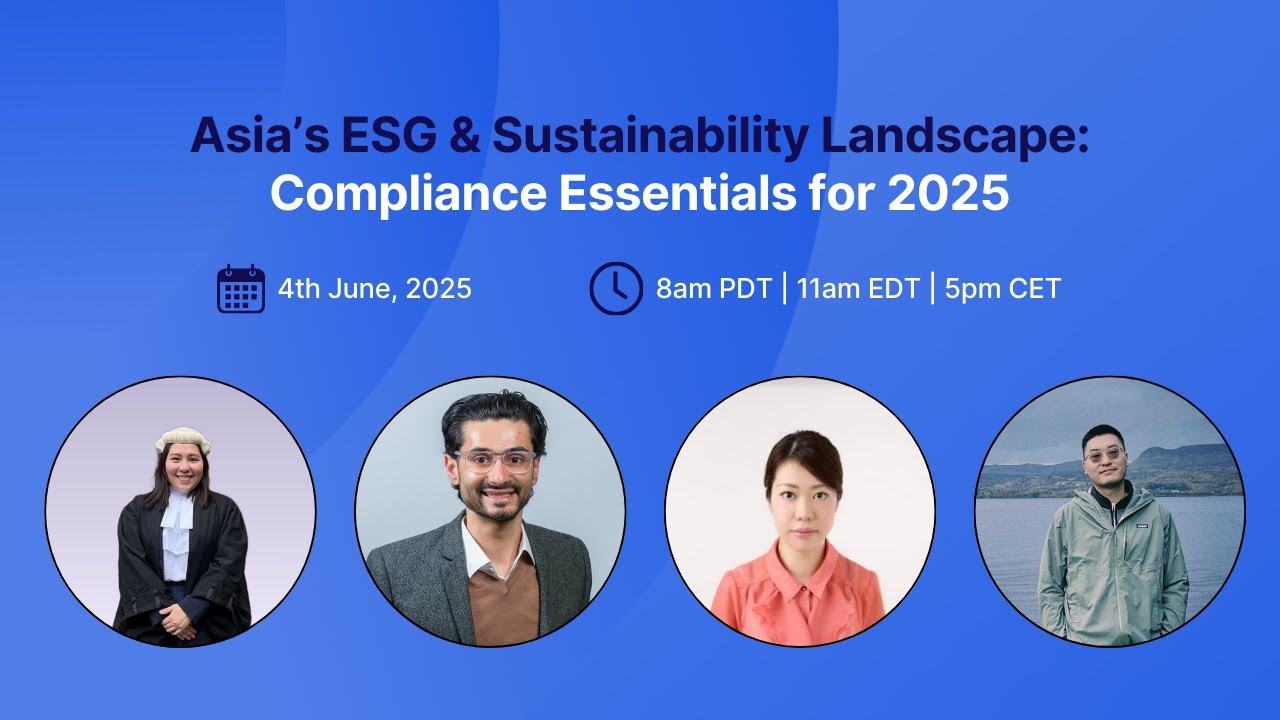 Asia’s ESG & Sustainability Landscape: Compliance Essentials for 2025 ...
