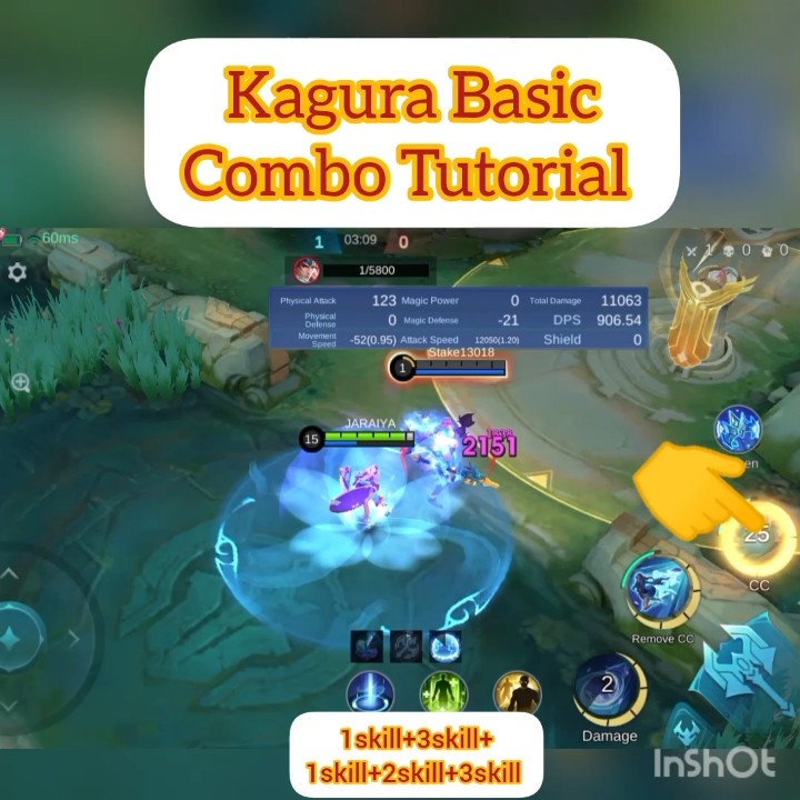 Kagura Basic Combo Tutorial By Jaraiya #mobilelegends - YouTube
