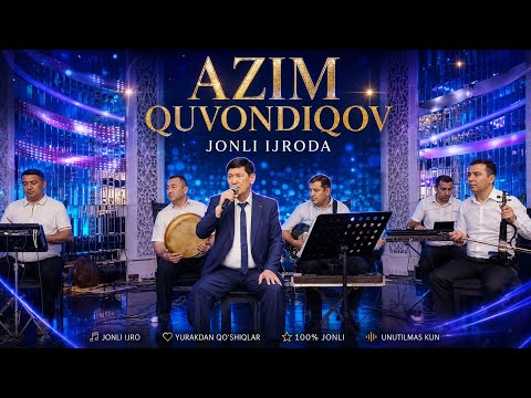 Azim Quvondiqov naxor osh xizmatda jonli ijrolaridan 
