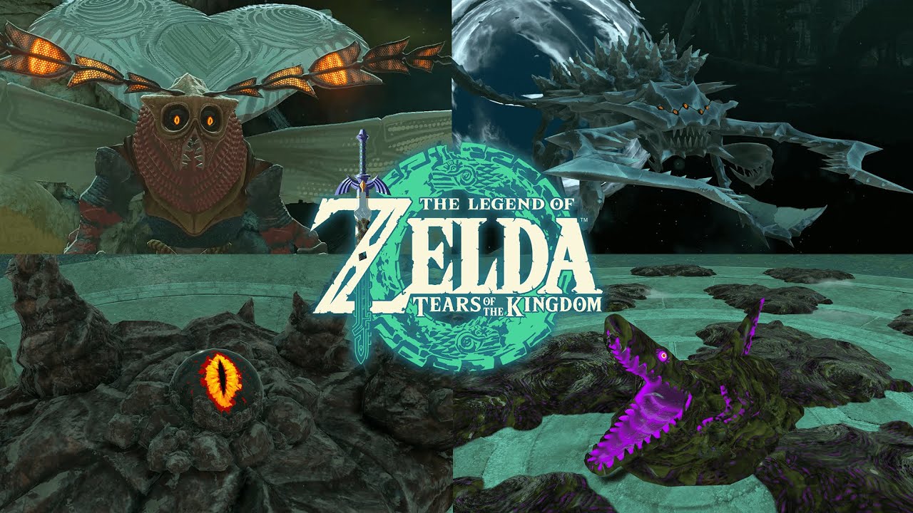 All Depths Bosses (Damageless, 60FPS) - Zelda TOTK - YouTube