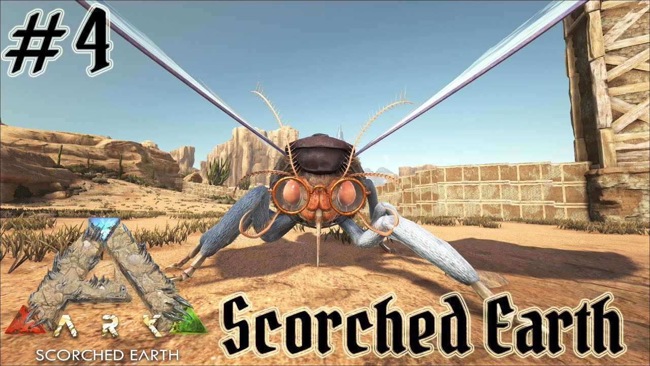 ARK: Scorched Earth - HOW TO TAME A MOTH [The Lymantria]!! S1 E4 ...