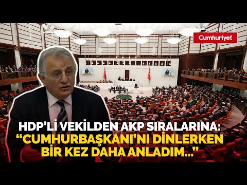 HDP'li vekil AKP sıralarına baka baka konuştu: Sizin algınız...