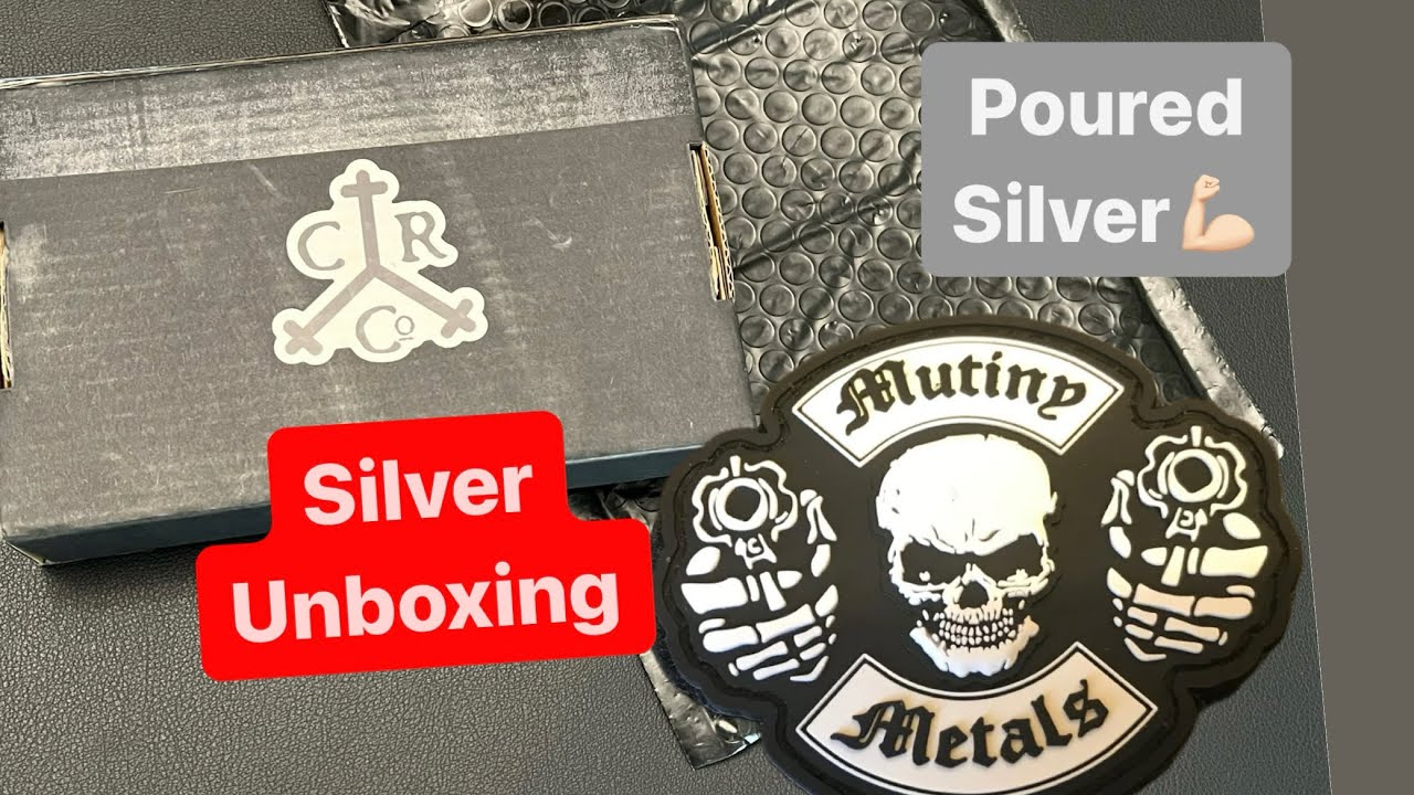 Poured Silver unboxing💪🏻👍🏻 Captain Rusty and Mutiny Metals - YouTube
