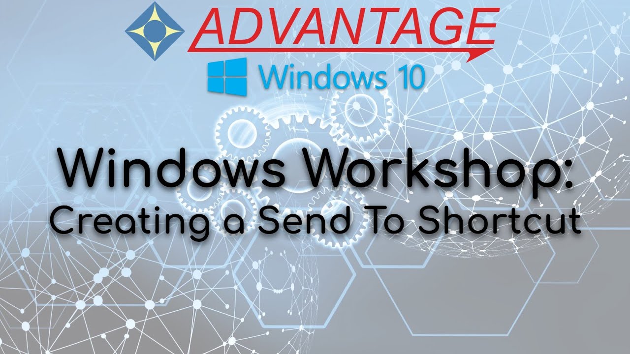 Windows Workshop: Create a Send to Shortcut - YouTube
