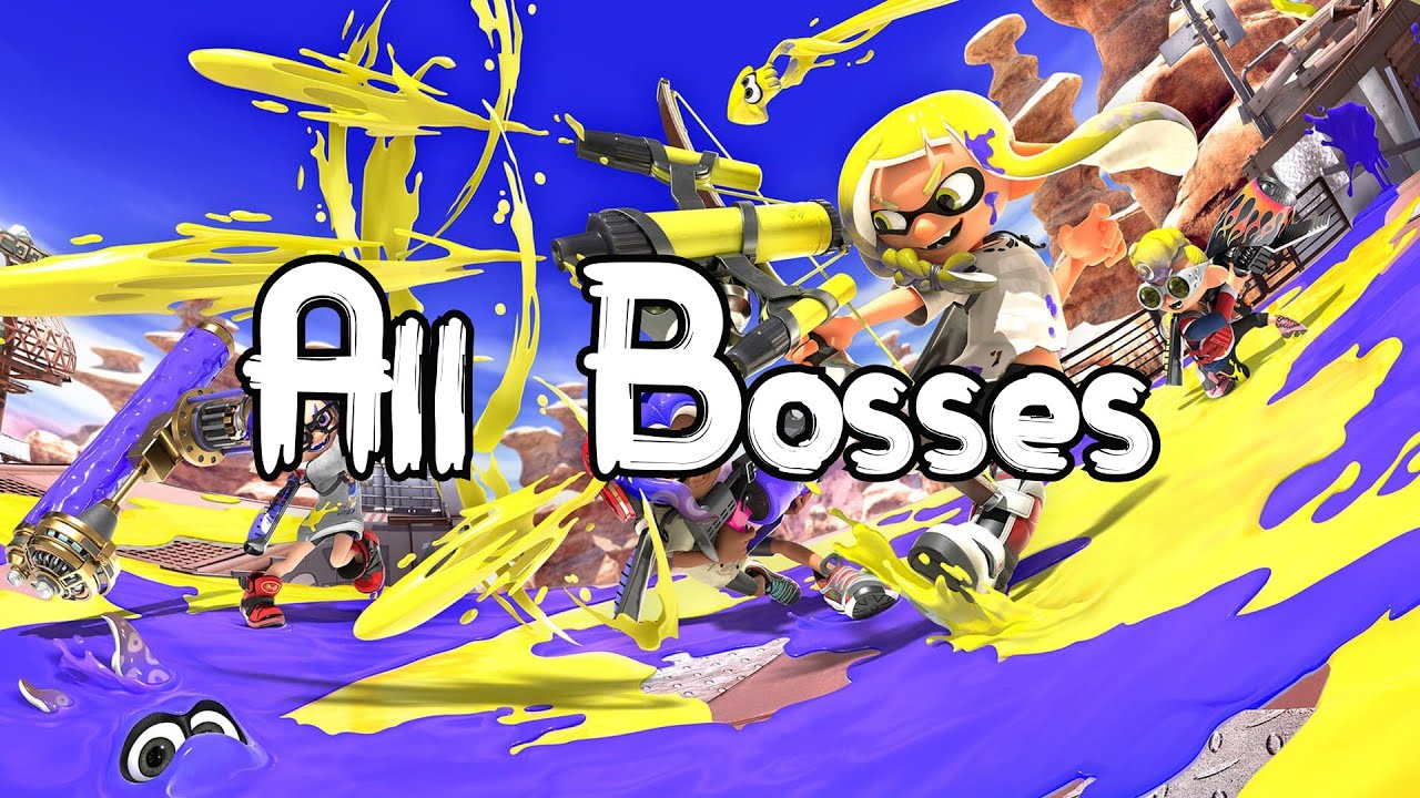 Splatoon 3 - All Bosses - YouTube