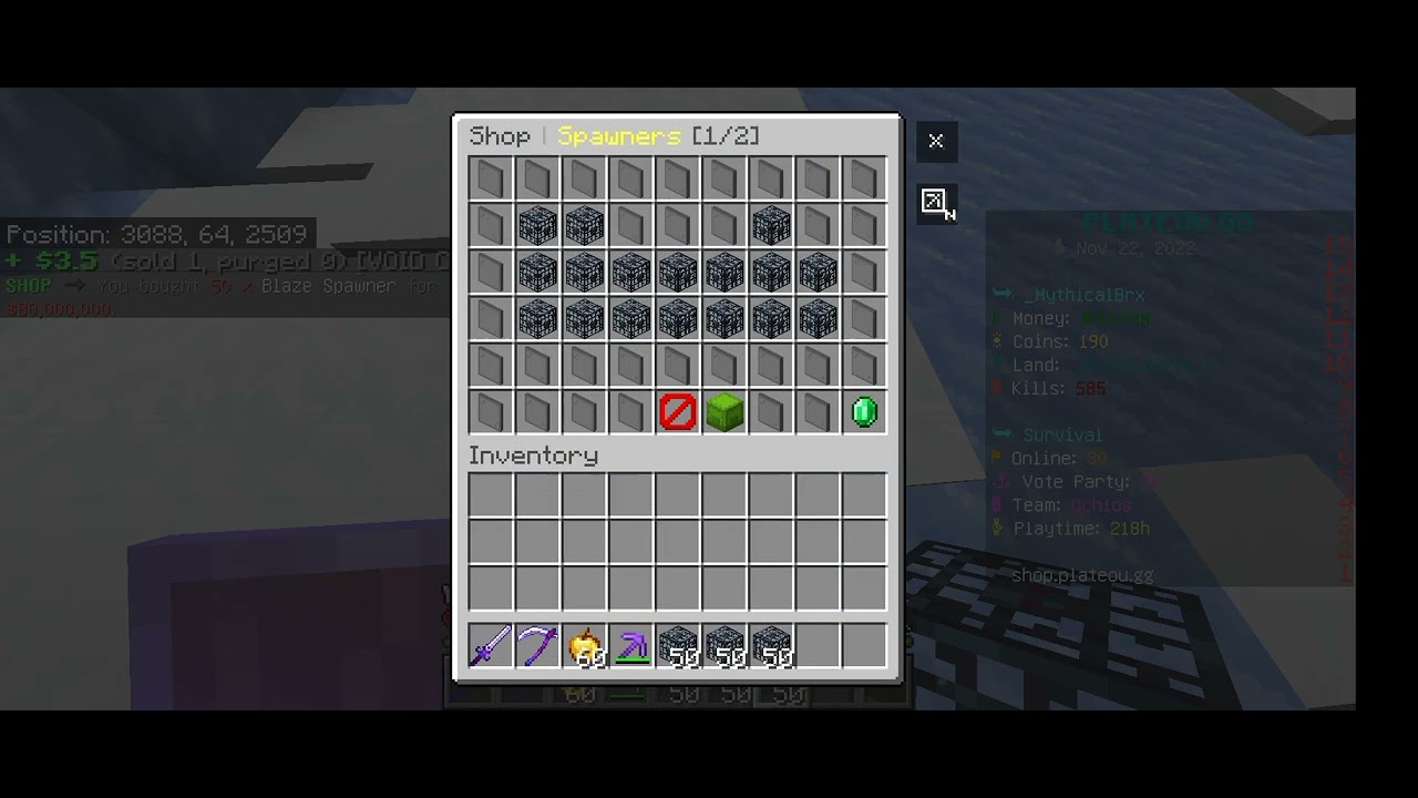 I Bought 200mil Worth Of Spawners On The PlateouSmp - YouTube