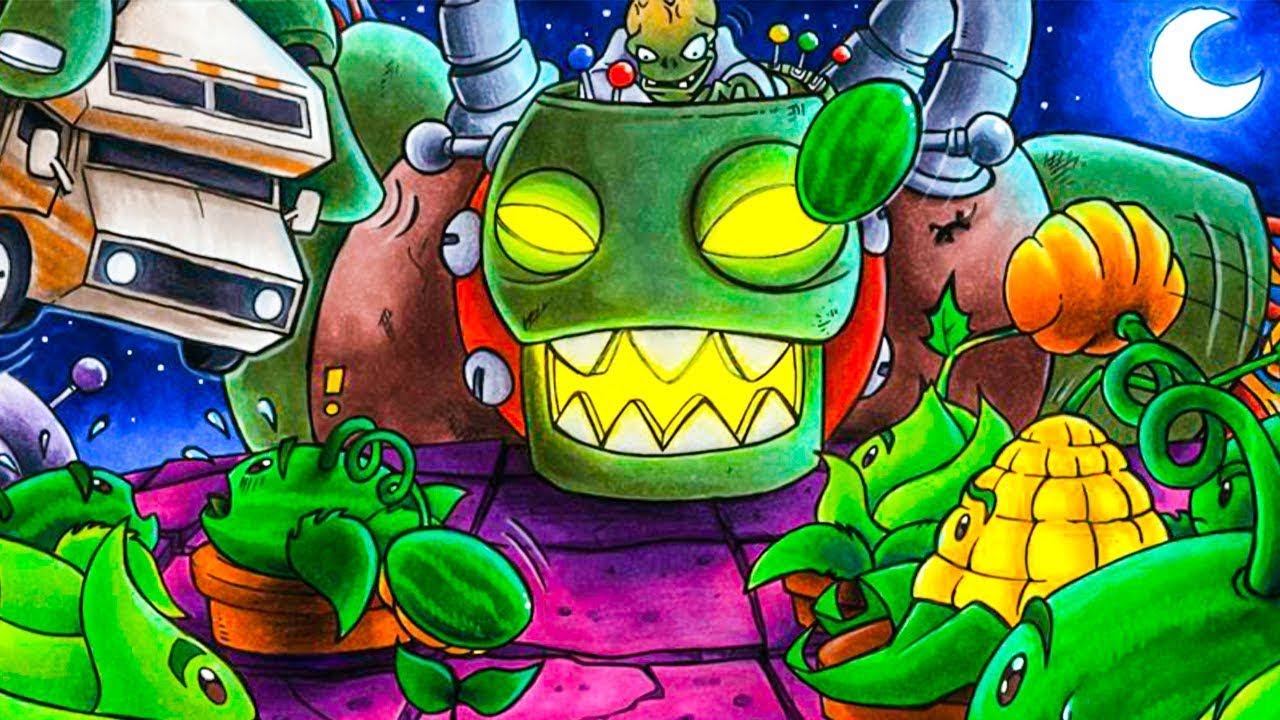 Plants Vs Zombies Zomboss Boss Fight (Final Level) - YouTube