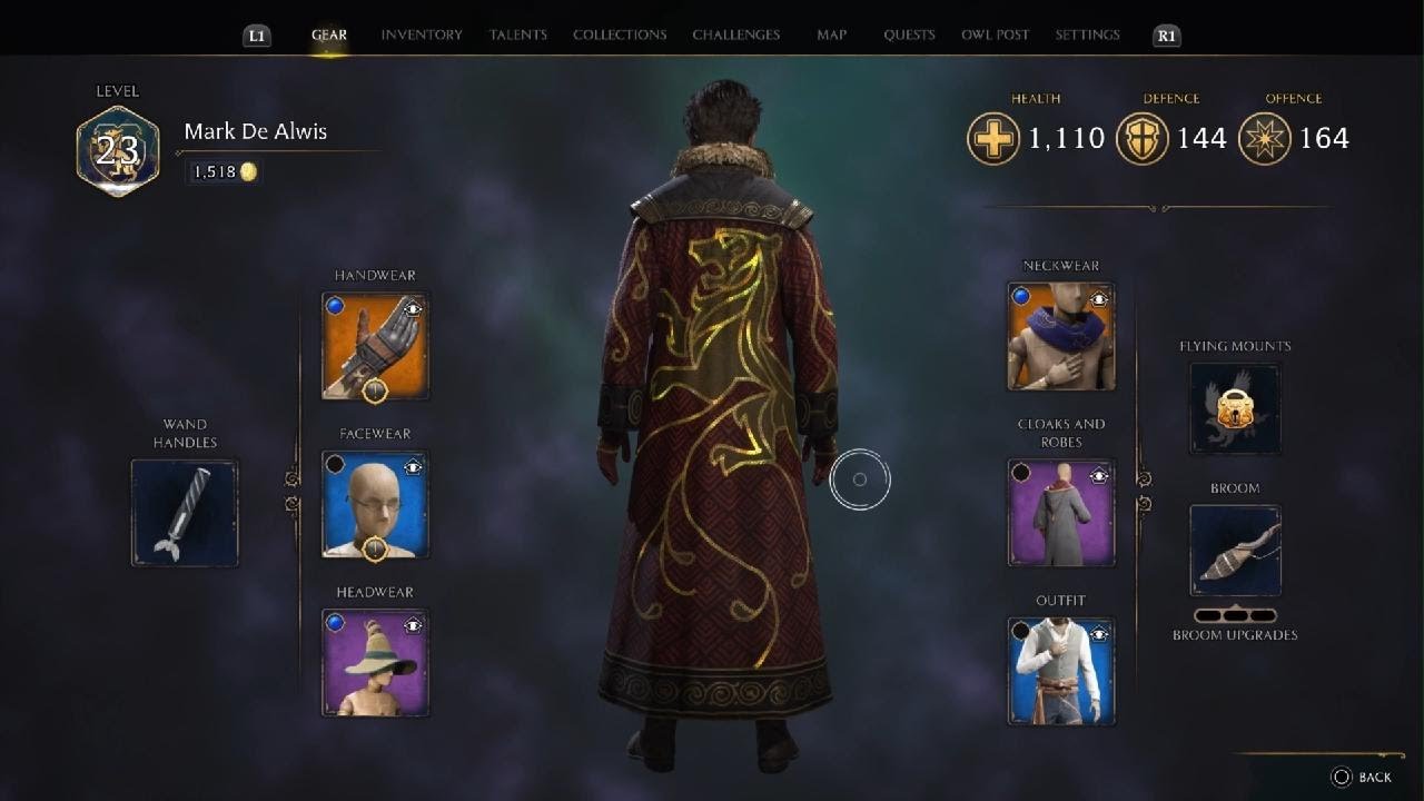 Hogwarts Legacy Gryffindor Relic House Uniform | All Dandelion Keys ...