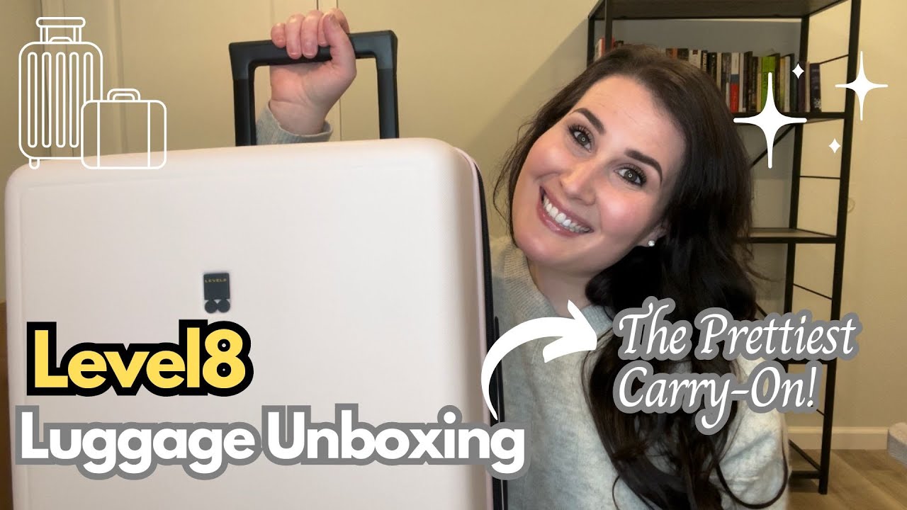 Level8 Luggage Unboxing | Luminous Textured Carry-On | Pssst It's So PRETTY! - YouTube
