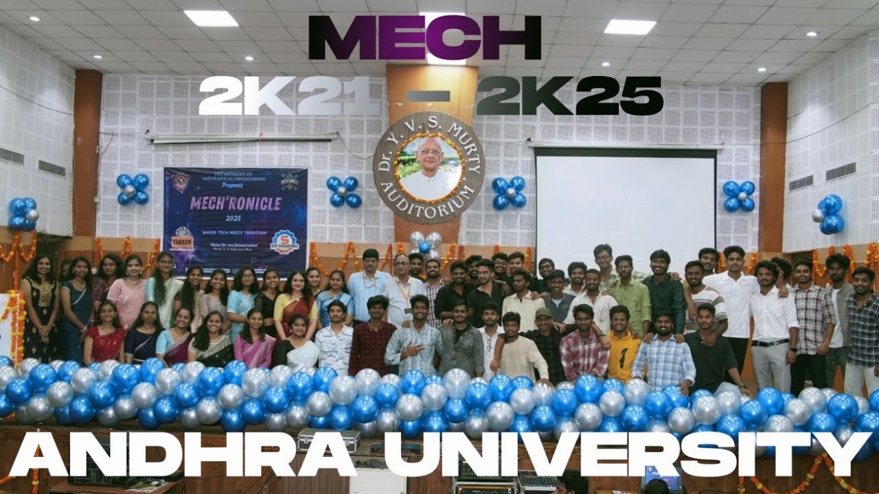 AUCE BATCH 2K21 - 2K25 | MECH MANIA | VIZAG | MEMORIES | PROWL 🎓 - YouTube