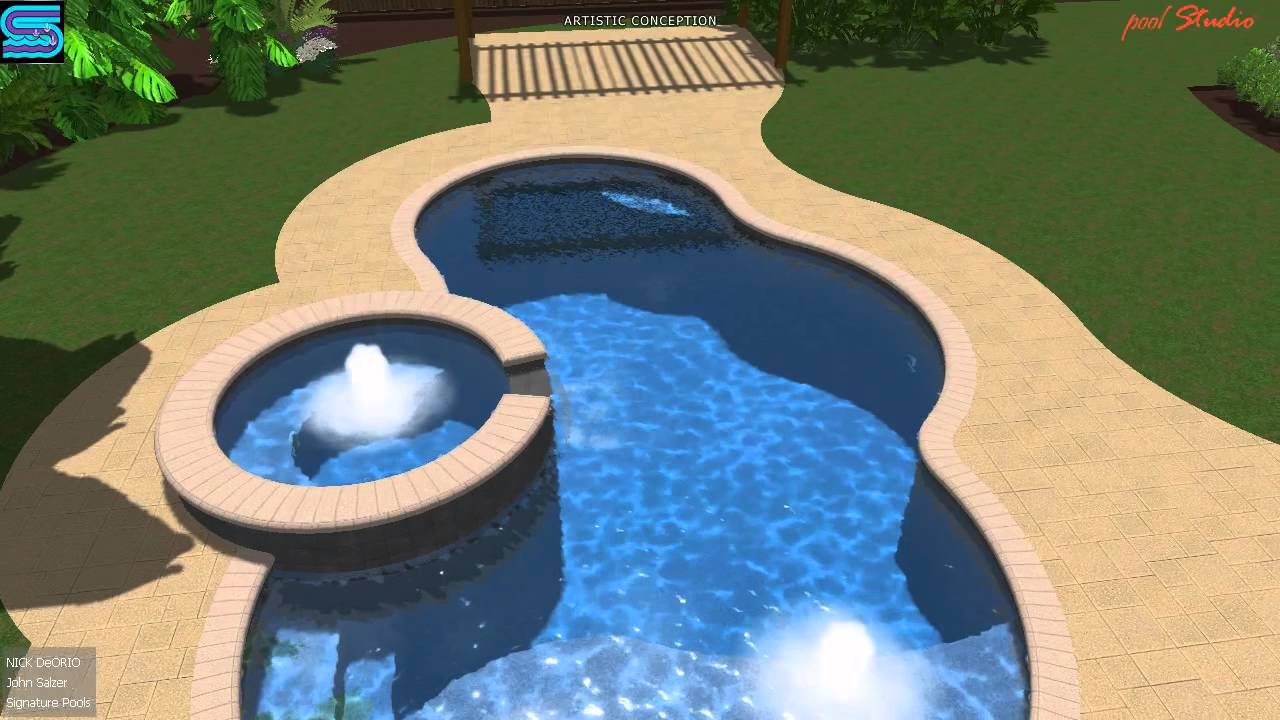 Pool Studio - 3D Swimming Pool Design - YouTube
