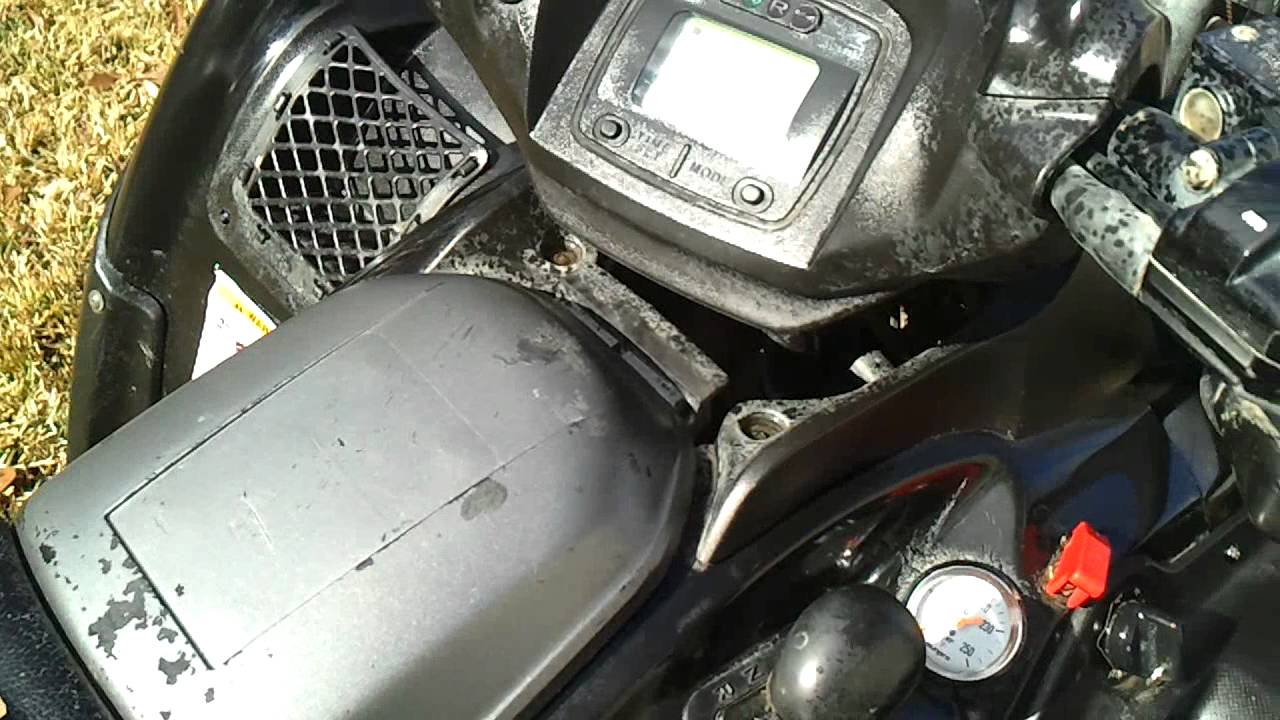 2007 Kawasaki Brute Force 650 startup - YouTube