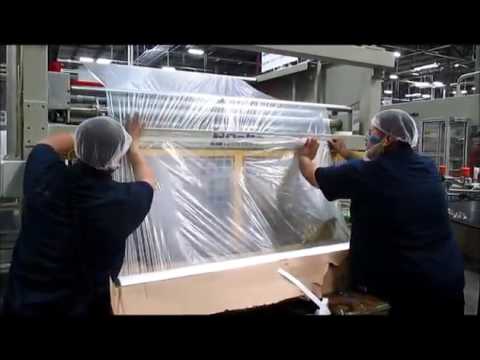 Roll changeover procedure on Delta Engineering baggers - YouTube