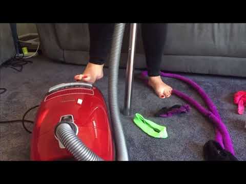 Sucking up some big things with my powerful Miele vacuum cleaner
