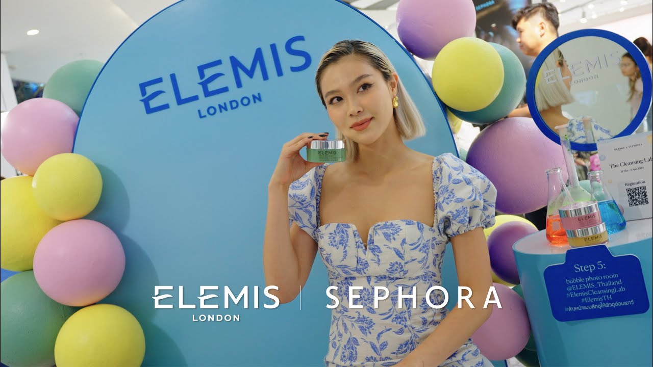 ELEMIS x SEPHORA 'The Cleansing Lab' at Emquartier Bangkok, Thailand - YouTube