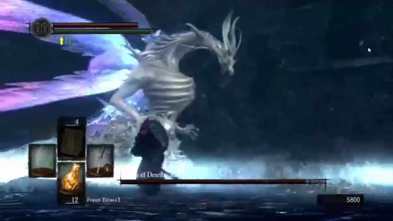 Dark Souls - Seath el dragón Descamado - YouTube