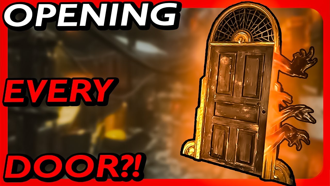 HOW QUICKLY CAN YOU OPEN EVERY DOOR IN COD ZOMBIES (EP1 THE GIANT ...