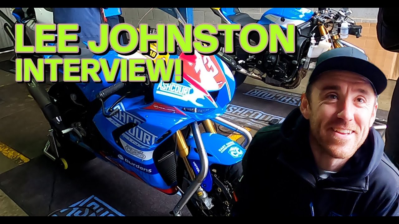 British Super Bike's Lee Johnston Interview & Track Day at Cadwell Park ...