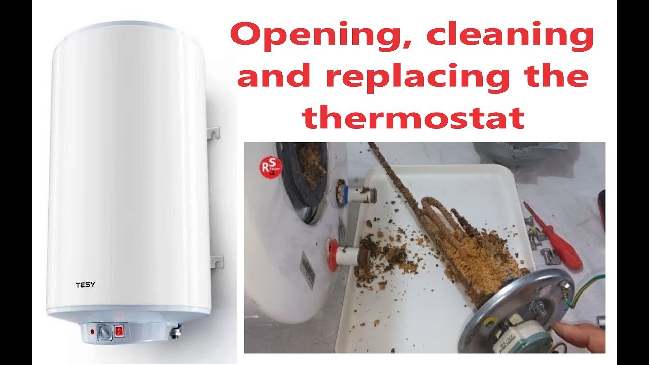 How to open and clean the TESY electric water heater at home and ...