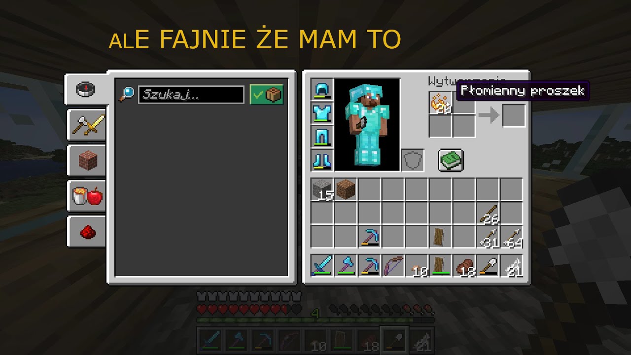 MINECRAFT - MAM PŁOMIENNY PROSZEK - YouTube