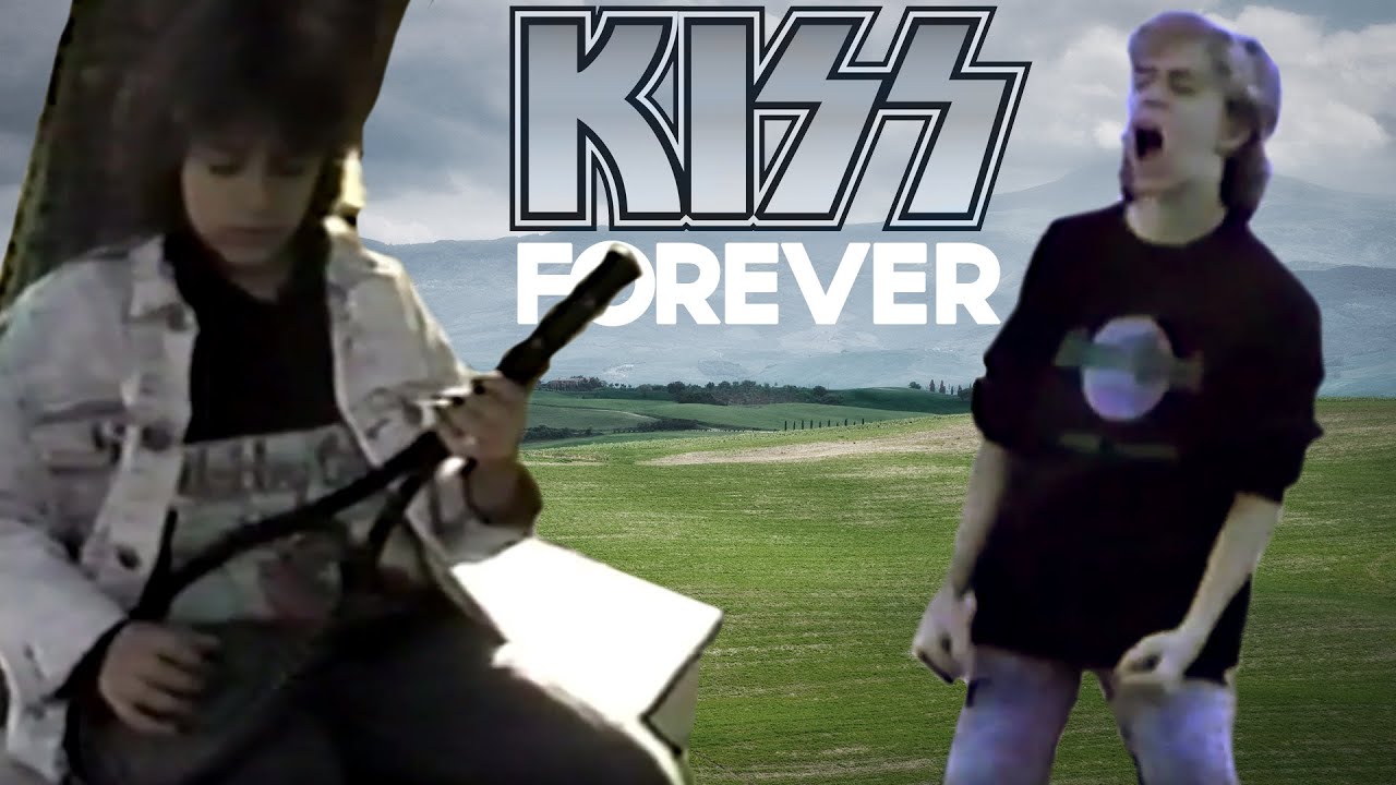 Metalhead Teens perform "Forever" in Homemade Music Video (1989) - YouTube