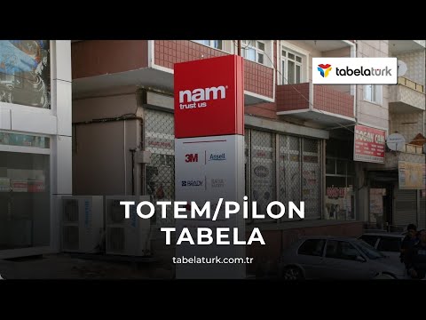 IŞIKLI PİLON  TOTEM TABELA @Tabelatürk-tabelatürk #tabelatürk #pilontabela #totemtabela