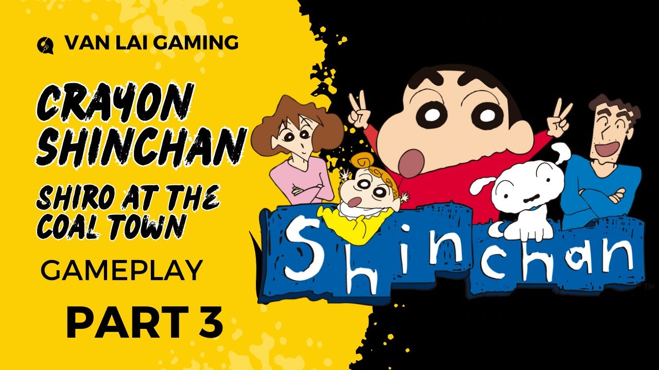 Crayon Shinchan | Shiro at the Coal town | Gameplay on Nintendo switch ...