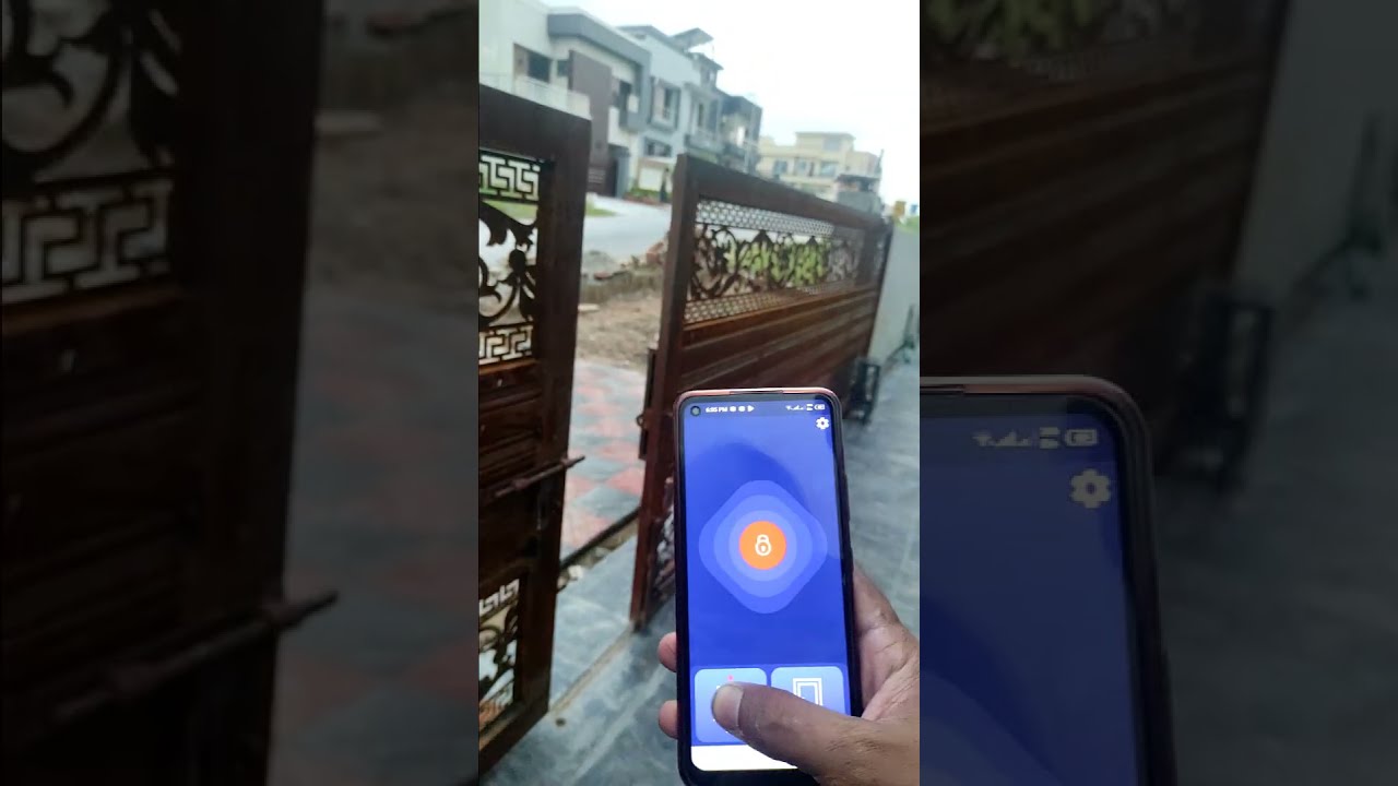 Automatic Gate opener ( Control with Mobile app and manually) - YouTube