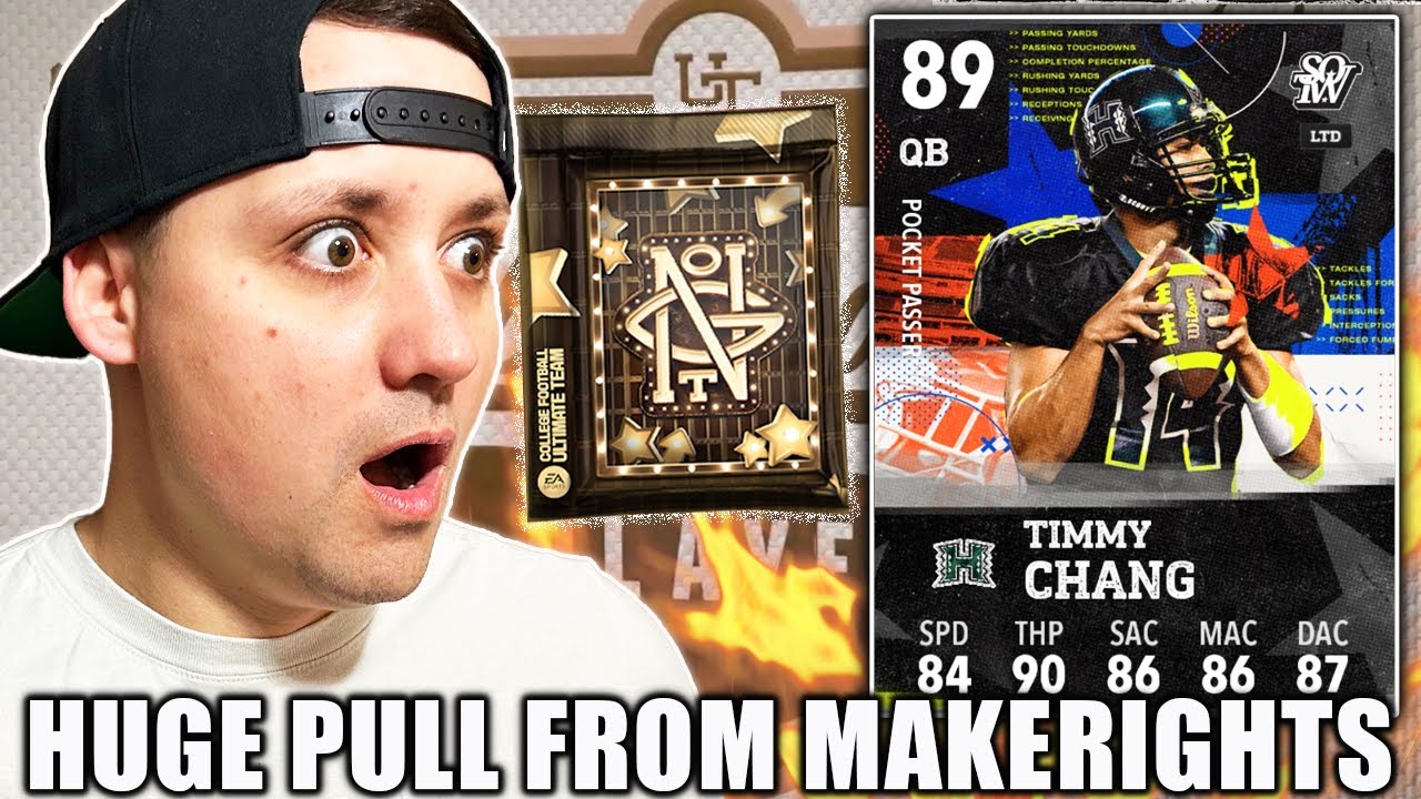 MAKERIGHTS! I Pulled The Highest Overall Card In The Game! College ...