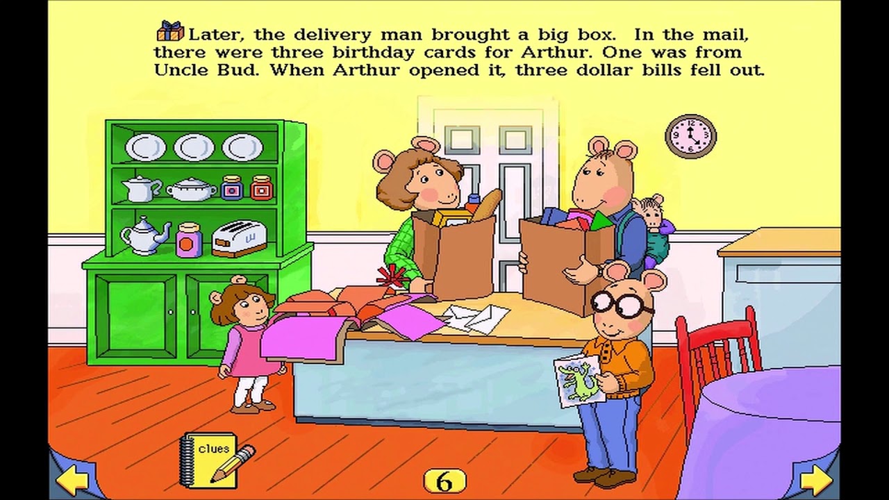 Living Books: Arthur's Birthday - Part 6 (Gameplay Walkthrough) - YouTube