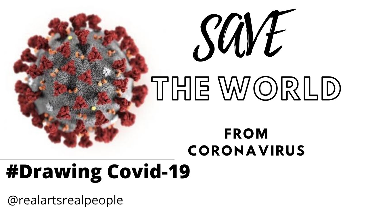 How to draw Coronavirus Step by Step - YouTube