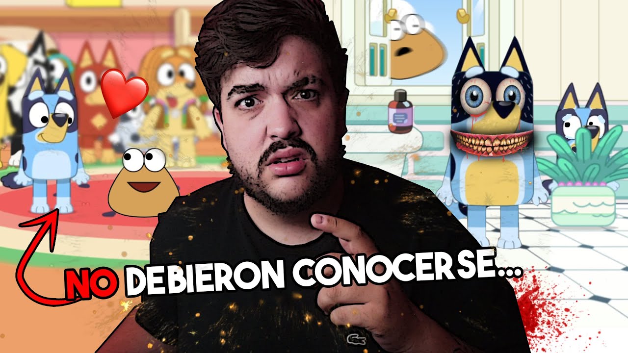 🔥 ... dejo a POU entrar a la APP de BLUEY el PERRO LOCO - YouTube