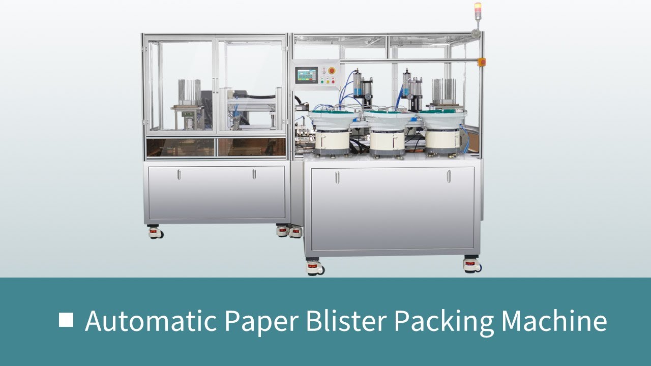 Paper Blister Machine Cardboard Tray Sealing Machine - YouTube