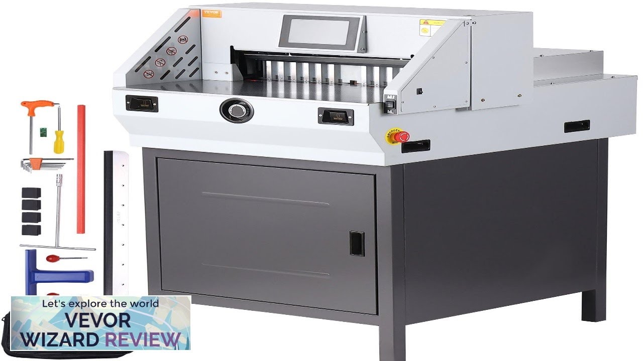VEVOR Electric Paper Cutter Heavy Duty Paper Trimmer 19" /482.6mm ...