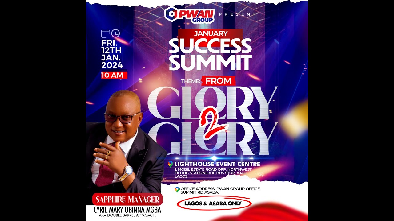 SUCCESS SUMMIT JANUARY, 2024 EDITION - YouTube