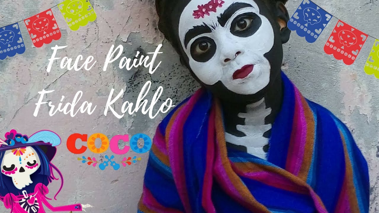 Face Paint infantil de Frida Kahlo 🌹🌵 - YouTube