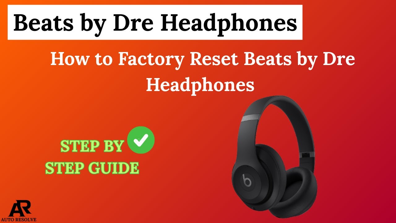 How to Factory Reset Beats by Dre Headphones – Quick & Easy - YouTube