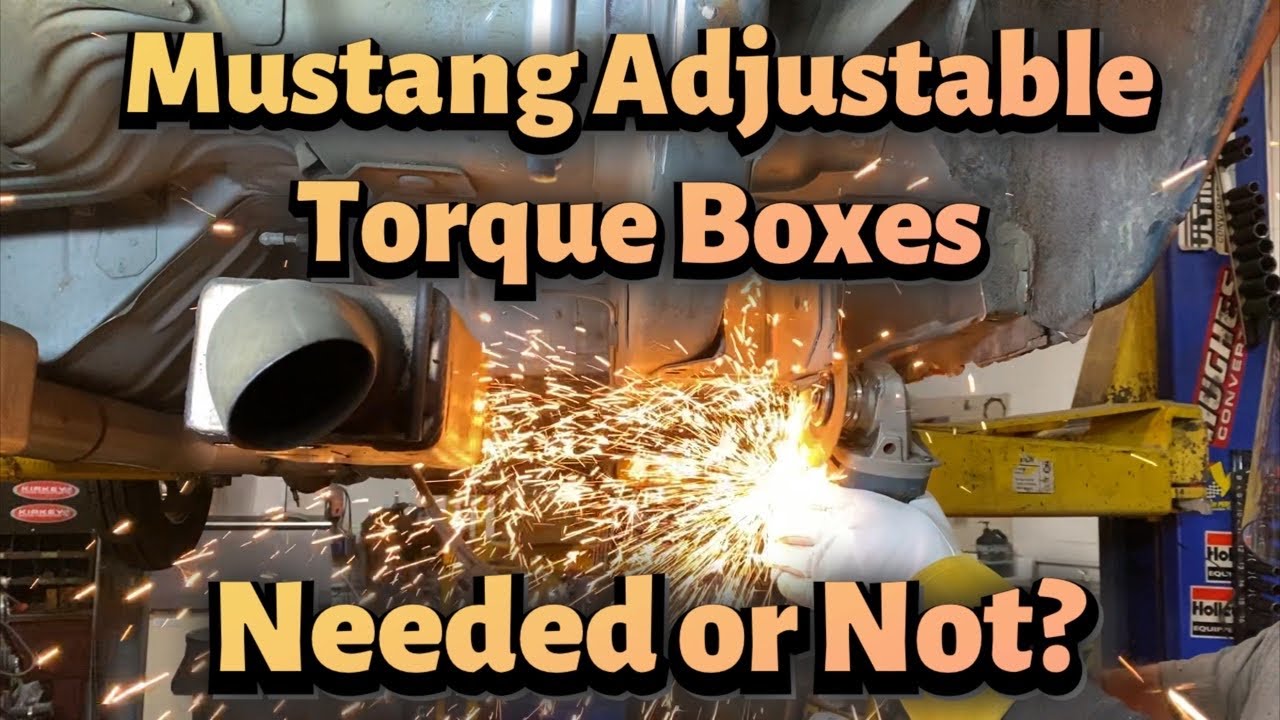 Mustang Adjustable Torque Boxes, Change your Instant Center - YouTube