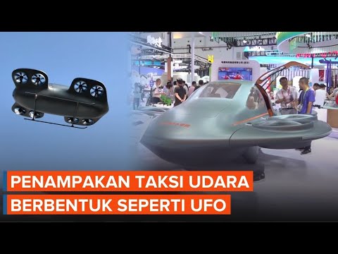 China Pamerkan Taksi Udara Berbentuk Piring Terbang
