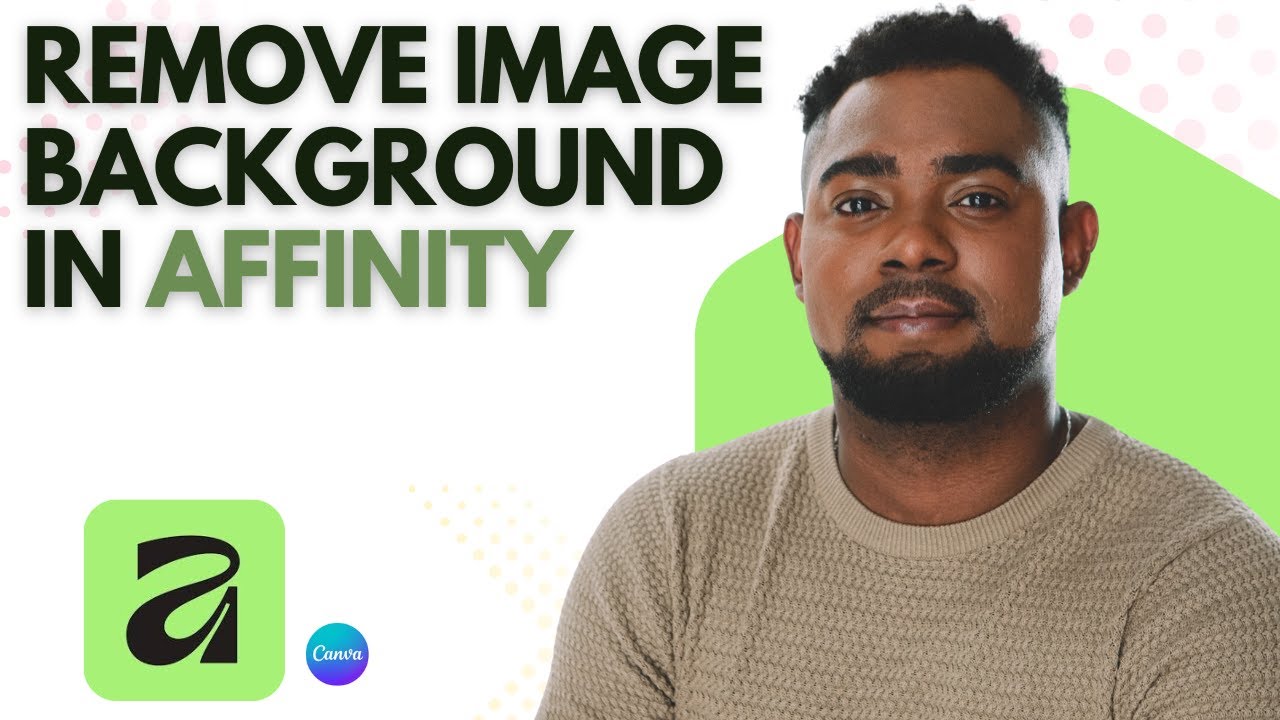 How to Remove Image Background in Affinity - YouTube