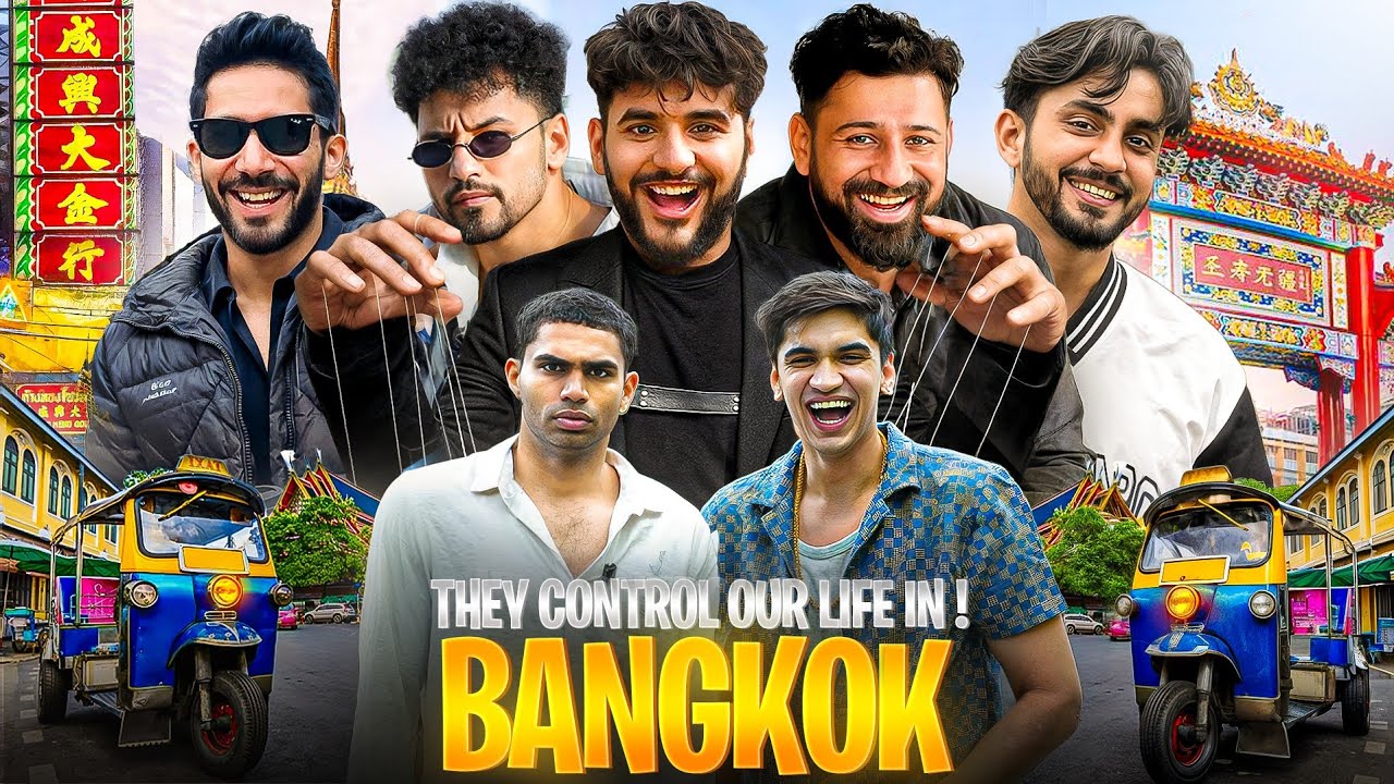 My Famous Friends Made Me Do Crazy Things in Bangkok 😅 ️ - YouTube