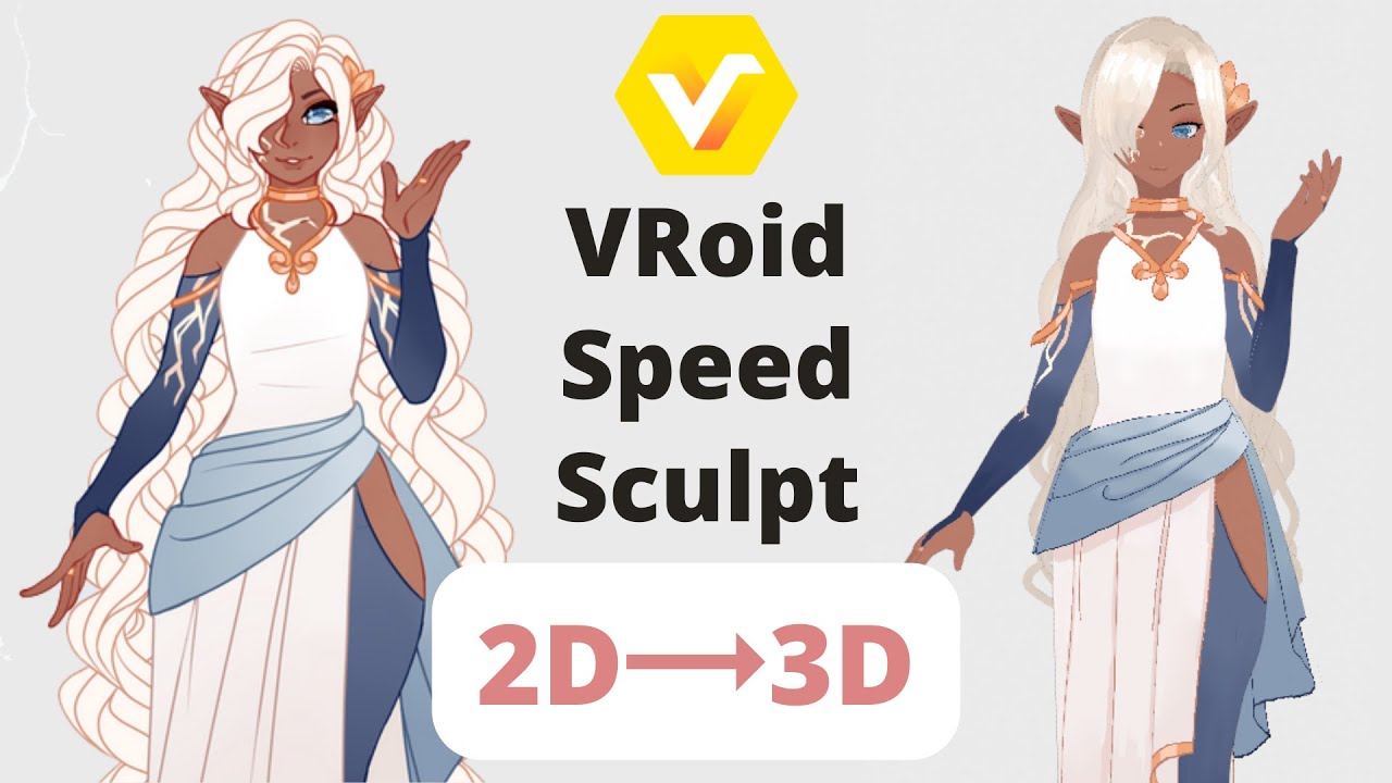 【Vroid Studio】Speed paint Avedyr| 2D Vtuber to 3D | #vtuber 【Moe Bun】#speedsculpt #Vroid Studio ...