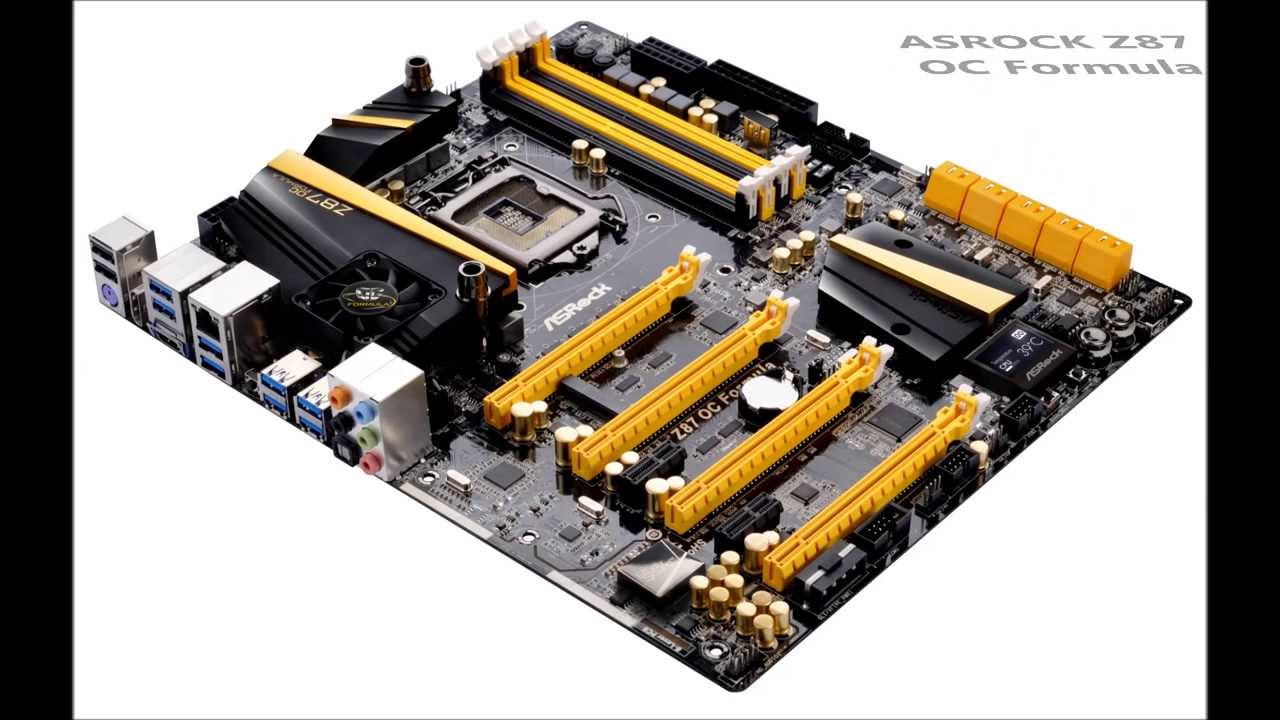 ASRock Z87 Motherboard Preview for Intel 4th Gen Core CPUs - YouTube