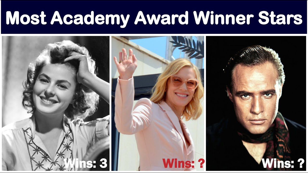 Most Academy Awards Won by Actor/Actress | Hollywood Legends with the ...