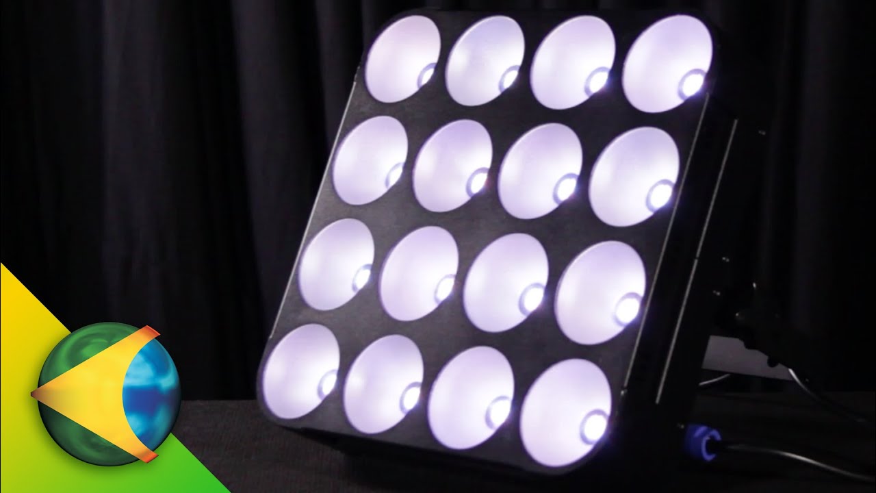 iLED COB PIXEL 16 X 30W TRI RGB - YouTube