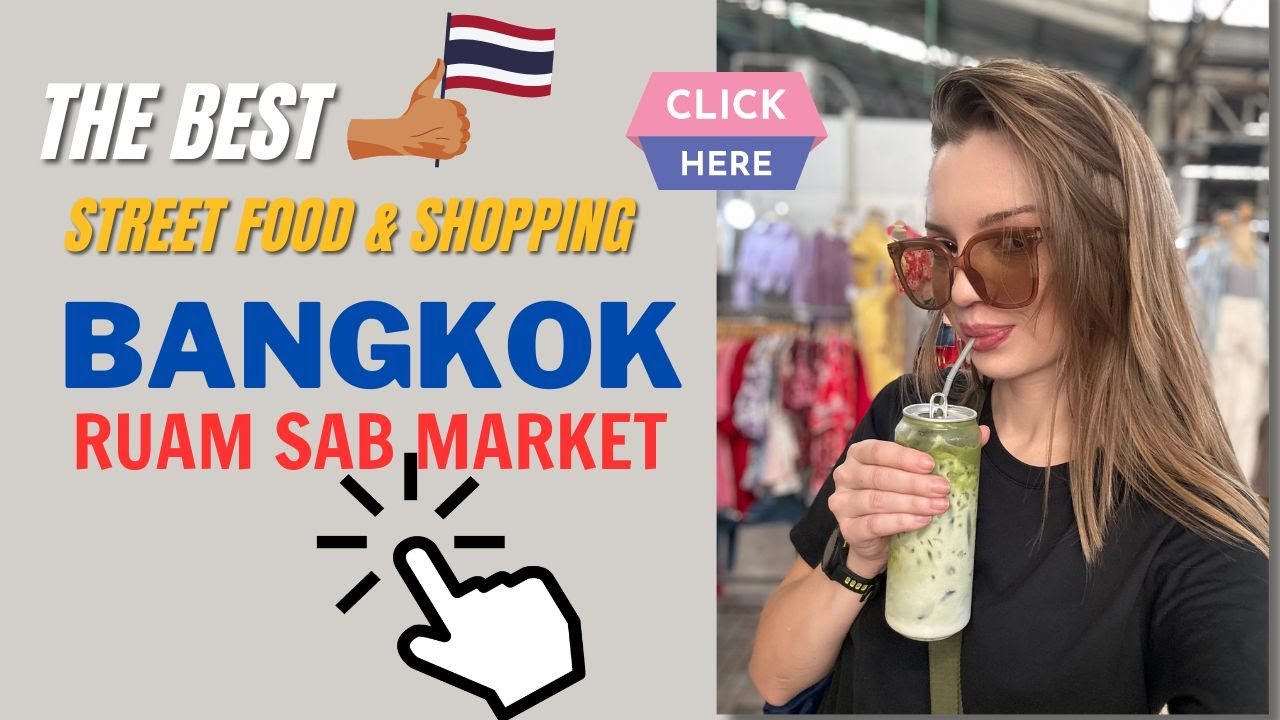 Bangkok Food Market 🇹🇭 Cheap Local Thai Food |Ruam Sab Market| You must ...