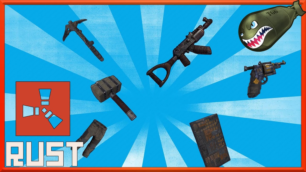 Rust Skins | 9/7/17 Bear Bag, Sharptooth Rock, The Reptile #34 (Rust ...