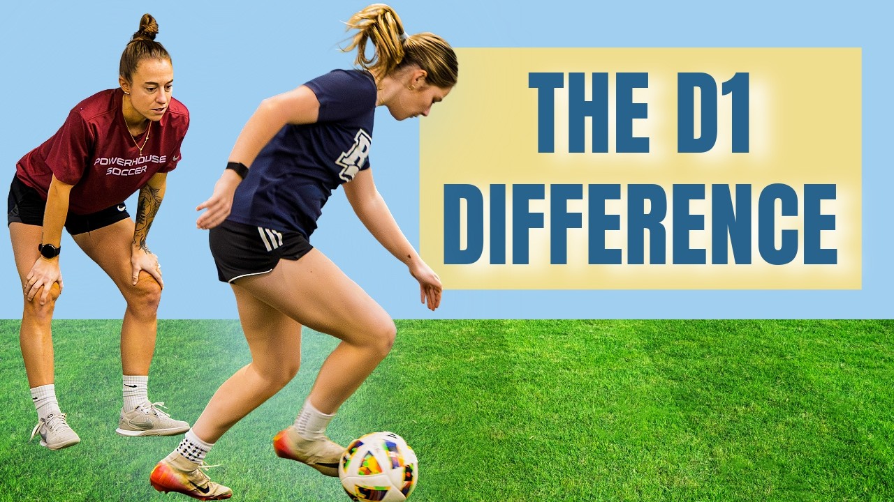 Training With a D1 Defender | How Top College Players Train to Improve ...